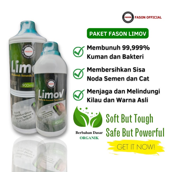 Jual Pembersih noda semen pada keramik dan granite tile - Fason LIMOV | Shopee Indonesia