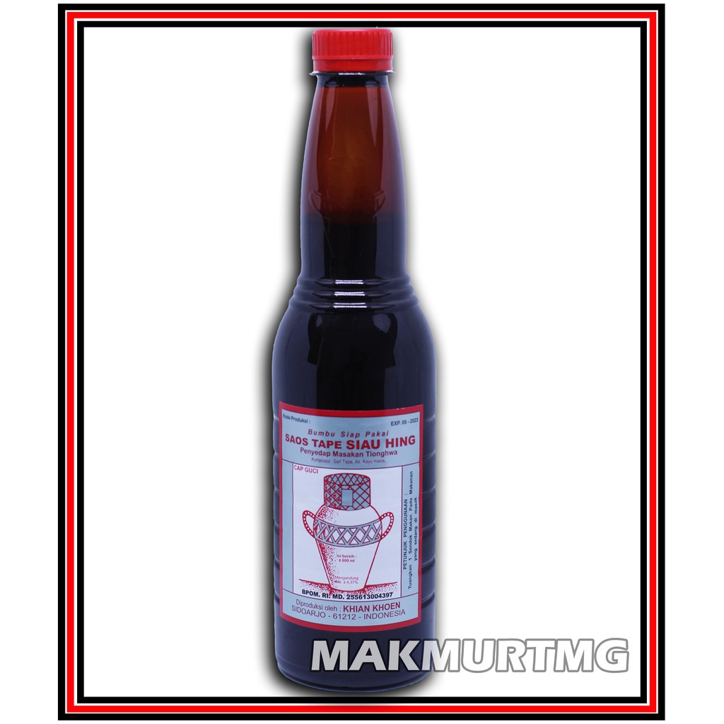 Jual SAOS TAPE SIAU HING CAP GUCI 600ml | Shopee Indonesia