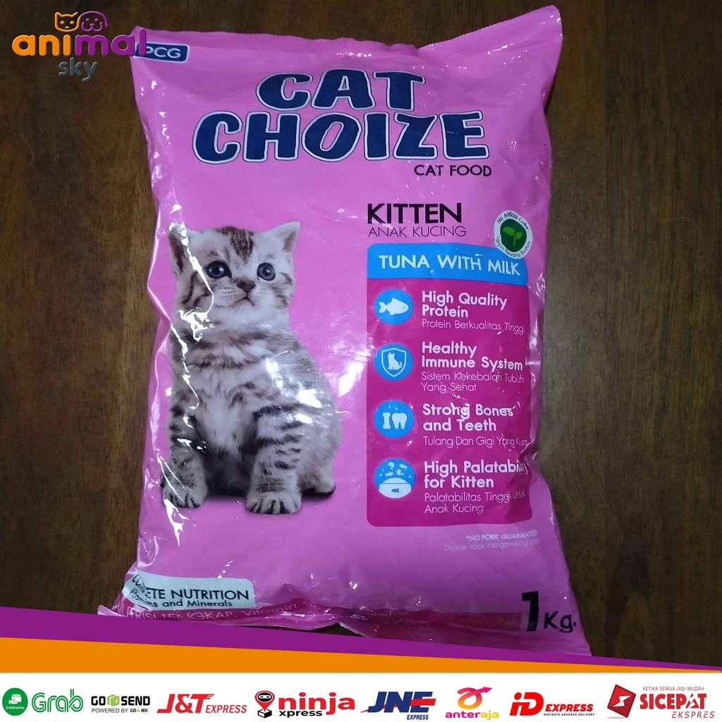 Jual Makanan Kucing Cat Choize Kitten 1kg FreshPack / Cat Choize Kitten ...