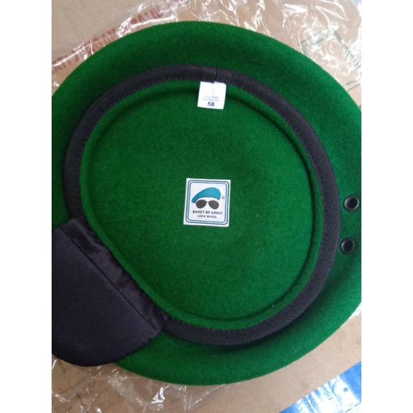 Jual baret hijau infanteri suad zeni hub kacamata | Shopee Indonesia