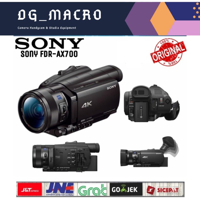 Jual Sony AX700 - Sony FDR-AX700 4K Camcorder - Standard Box | Shopee Indonesia