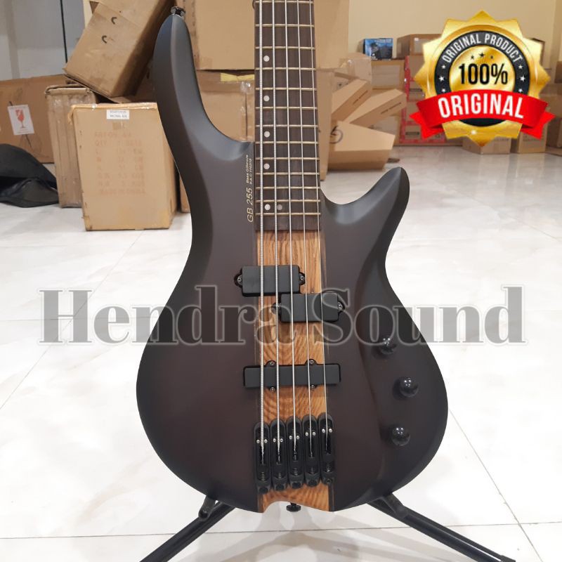 Jual Gitar Bass Elektrik Gillmore GB 255 DK Brown (5 senar) | Shopee ...
