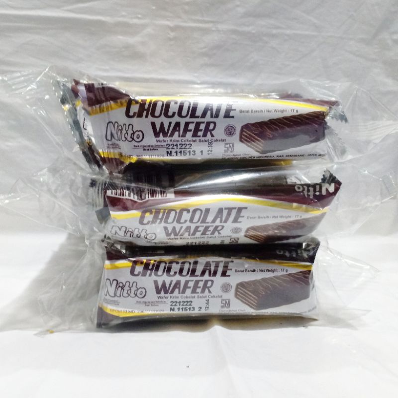 Jual Nitto Chocolate Wafer isi 10 | Shopee Indonesia