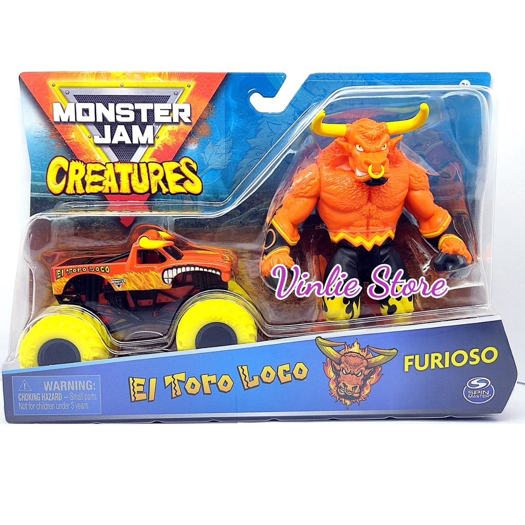 Jual Monster Jam CREATURES special edition mobil monster jam figure ...