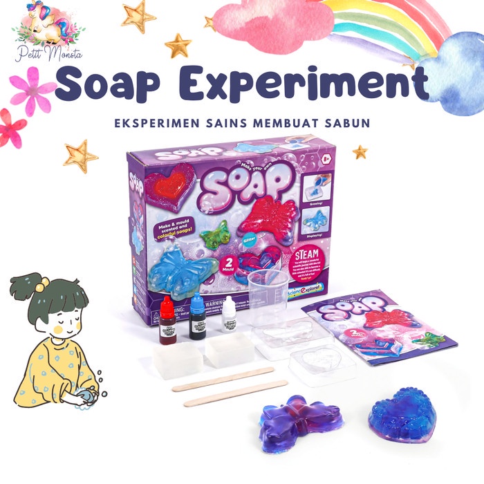 Jual DIY Soap Science Experiment Set - DIY Sains Membuat Sabun STEAM ...