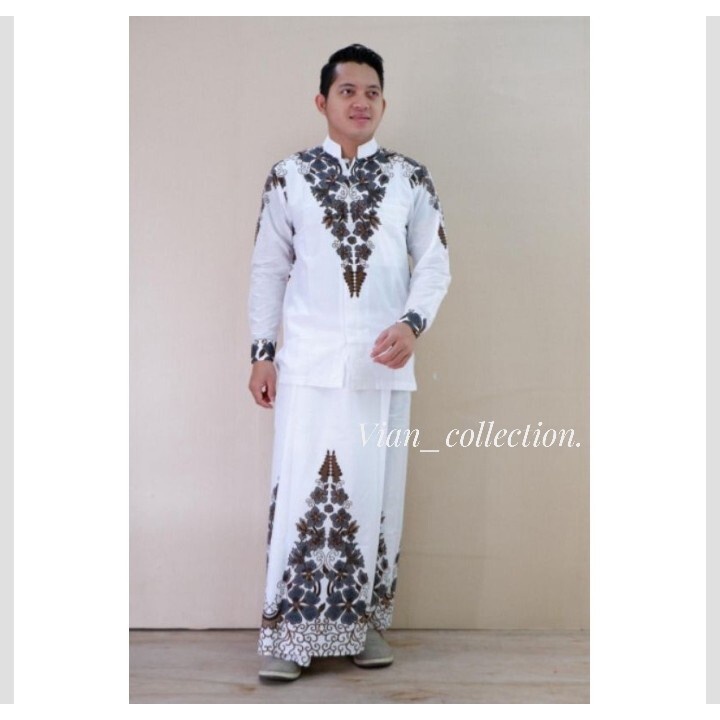 Jual Kemeja Batik Setelan Pria Celana Sarung Motif Ahwan ( Original ...