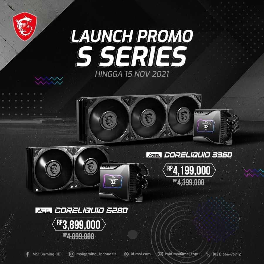 Jual MSI MEG CoreLiquid S360 | Shopee Indonesia