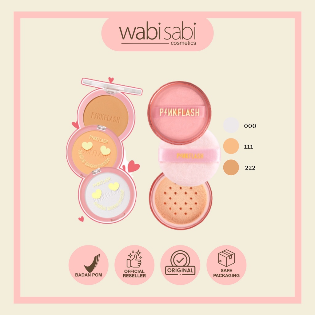 Jual PINKFLASH - Lasting Matte Loose Powder | Lasting Matte Pressed ...
