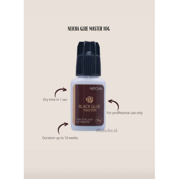 Jual Neicha black glue master 3/5/10ML lem eyelash extension glue | Shopee Indonesia