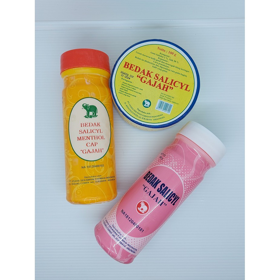 Jual LESTARI BABY - SALICYL BEDAK GATAL CAP GAJAH 100GR | Shopee Indonesia