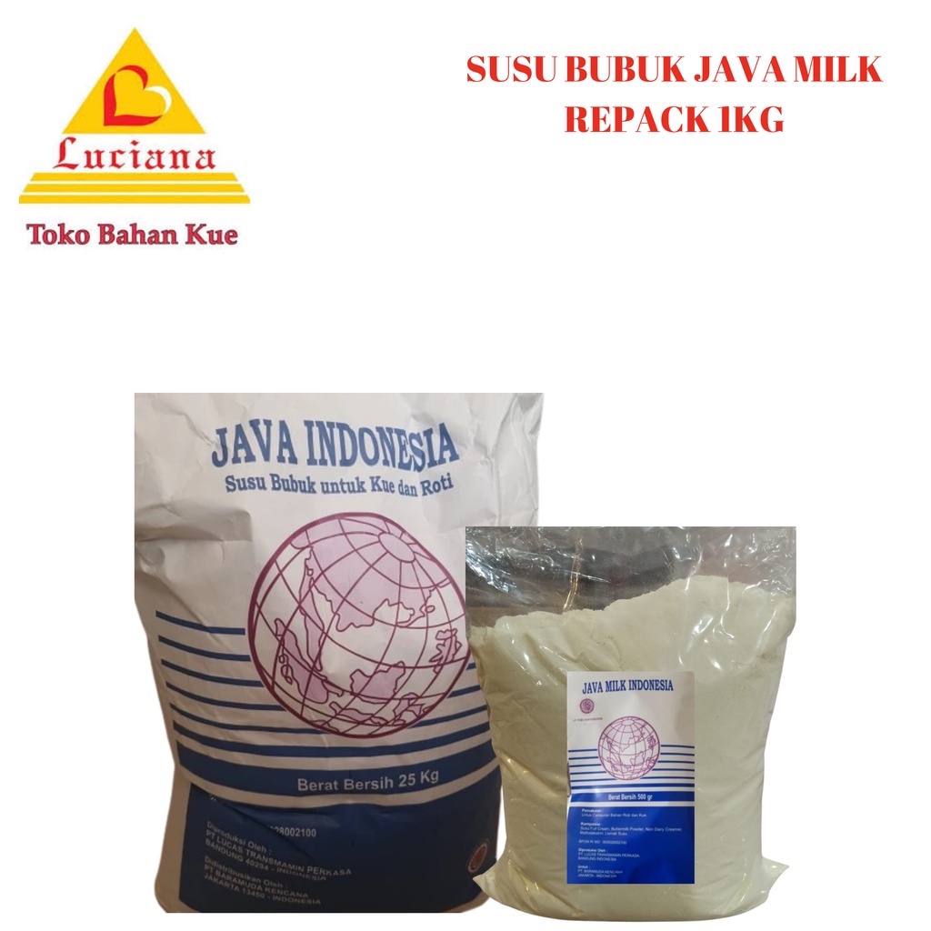 Jual JAVA MILK SUSU BUBUK REPACK 1KG | Shopee Indonesia