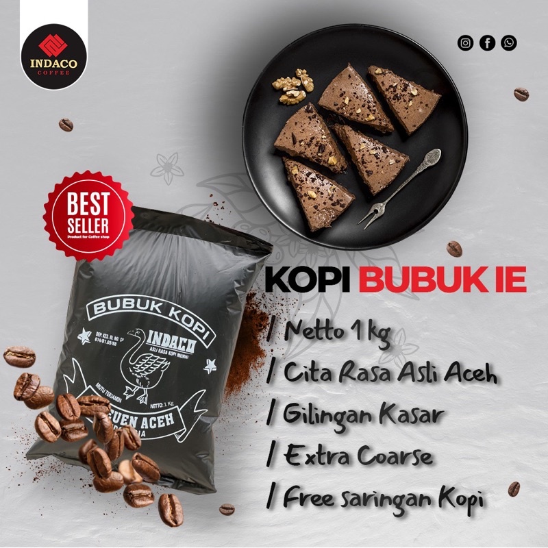 Jual KOPI BUBUK ie 1 kg | Shopee Indonesia