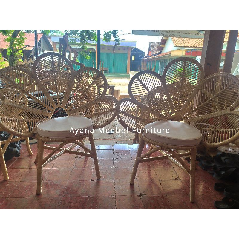 Jual KURSI ROTAN DAUN KIPAS PELAMINAN | Shopee Indonesia
