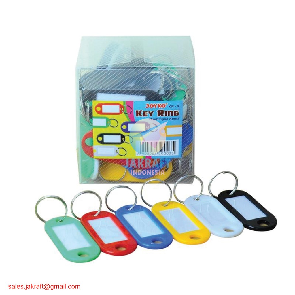 Jual (50 Pcs) Key Ring Joyko KR-9 Gantungan Bandol Kunci Label ...