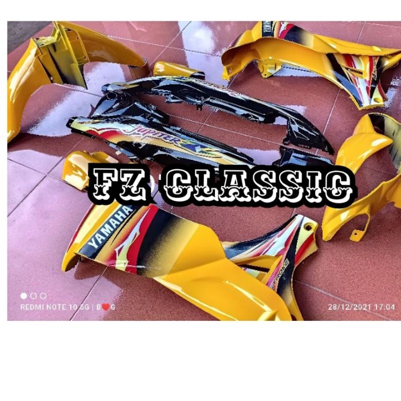 Jual fullset bodi halus Jupiter z Jupiter lama warna kuning hitam plus ...