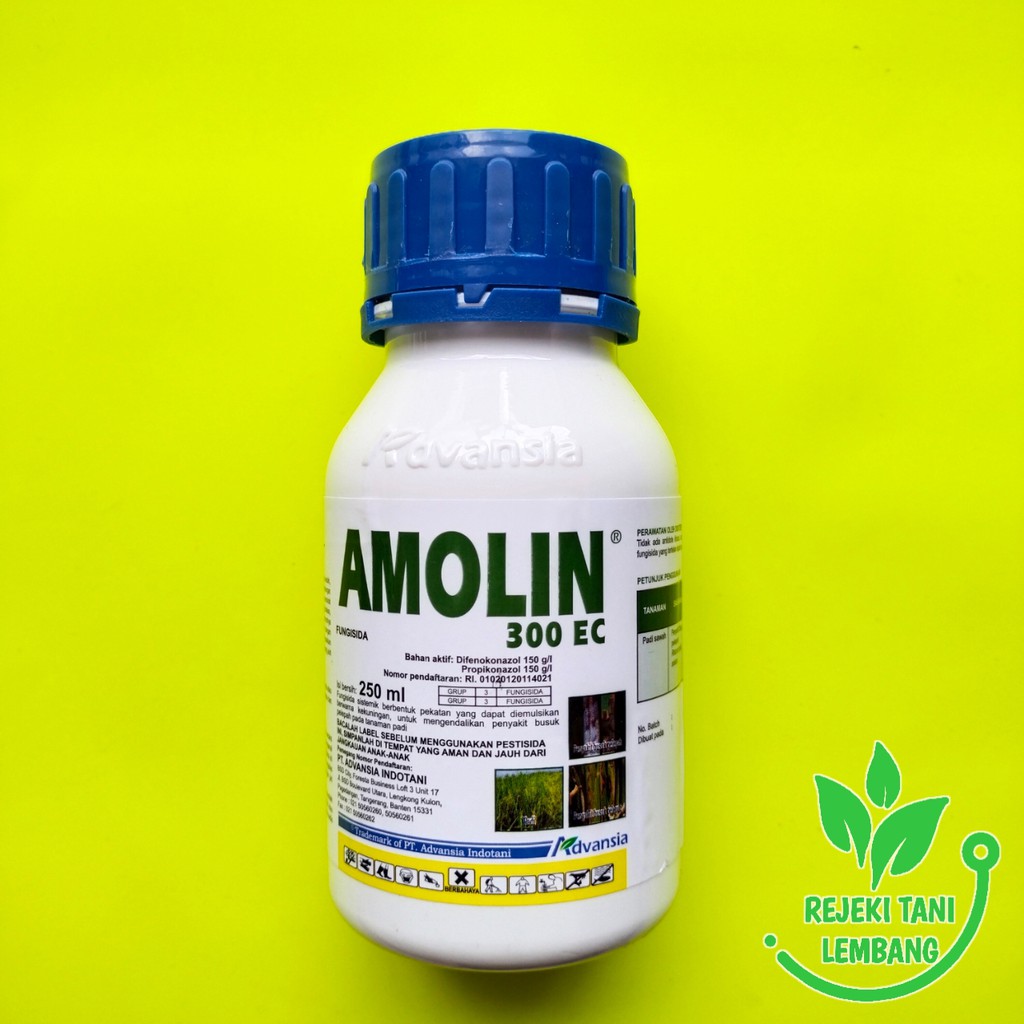 Jual FUNGISIDA AMOLIN 300 EC 250 ML PENGENDALI PENYAKIT BUSUK PELEPAH ...