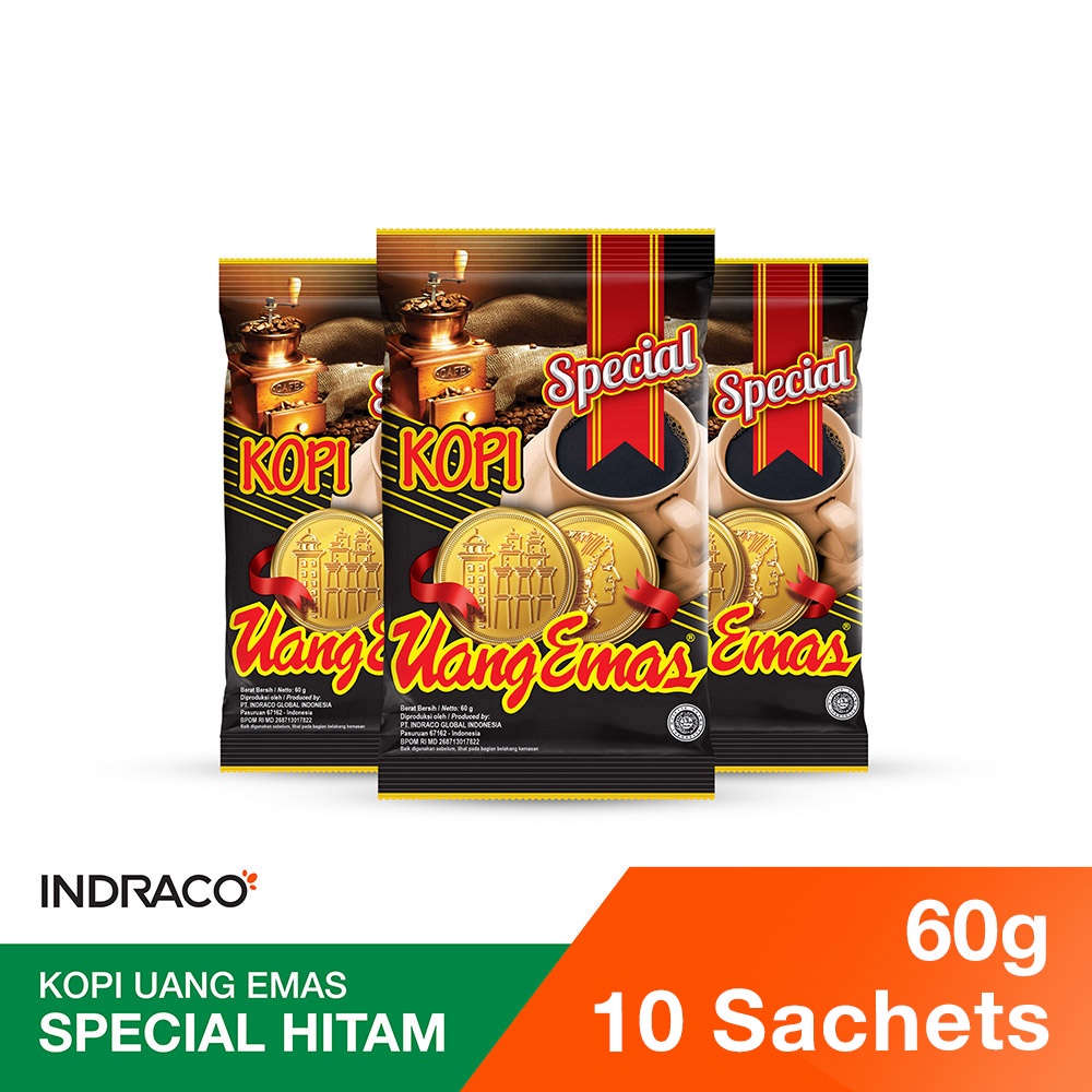 Jual Uang Emas Kopi Special (10 sachets x 60g) | Shopee Indonesia