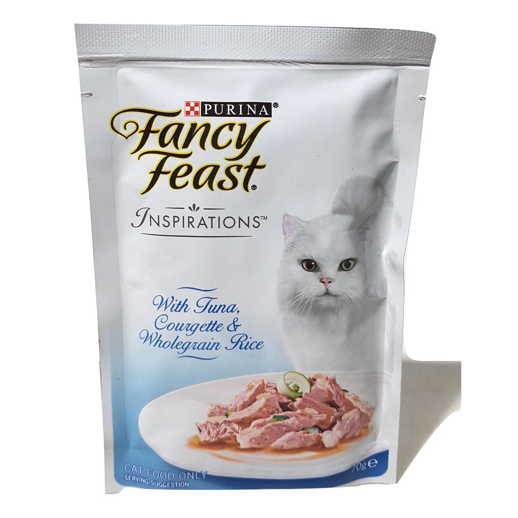 Jual AVC - Wet Food Fancy Feast Pouch With Tuna, Courgette & Wholegrain ...