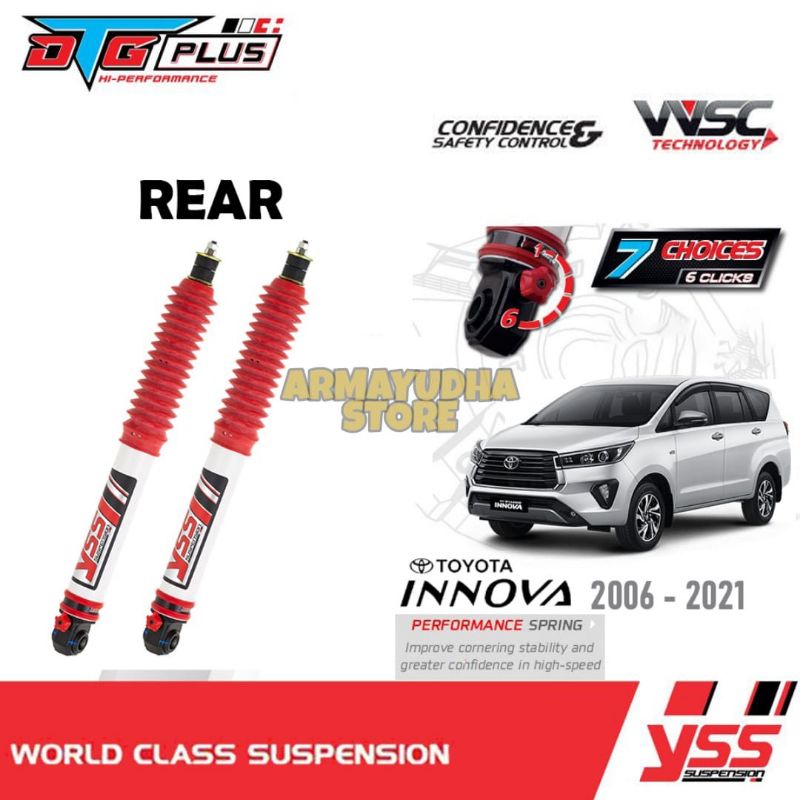 Jual Shock belakang shock breaker YSS DTG 7 Step Toyota Kijang Innova ...