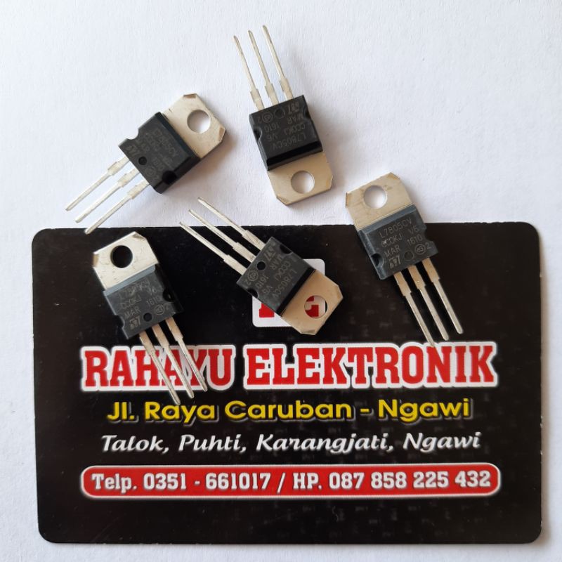 Jual IC TRANSISTOR 7805 REGULATOR L7805 ST BAGUS | Shopee Indonesia