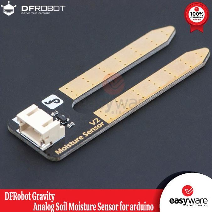 Jual DFROBOT SOIL MOISTURE SENSOR GRAVITY ANALOG SOIL MOISTURE MODULE easywa53 dijamin | Shopee ...
