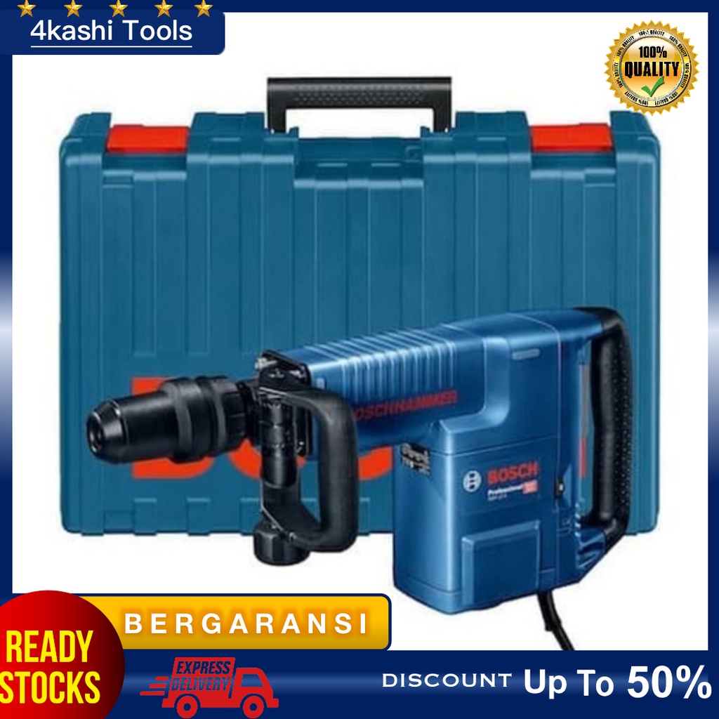 Jual MESIN BOBOK chisel Bosch GSH 11E Demolition Hammer + 4pcs mata ...