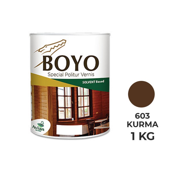 Jual BOYO Politur Vernis Cat Kayu 1 Liter By Avian | Shopee Indonesia