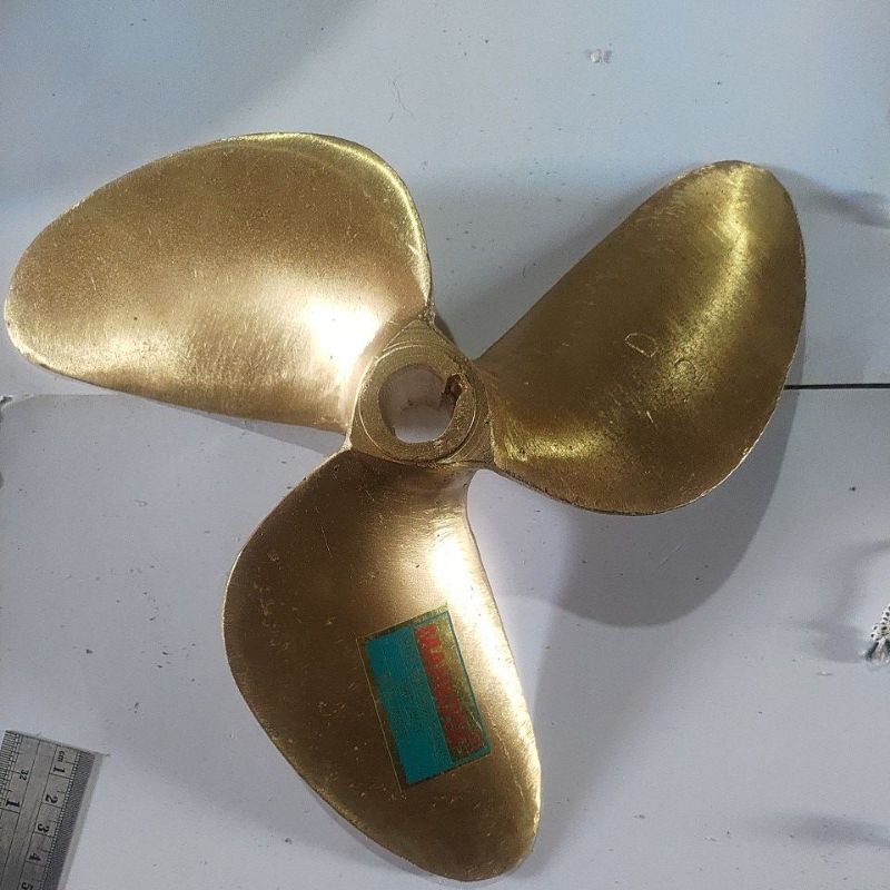 Jual kipas perahu kuningan d.12 propeller baling baling kapal perahu ...