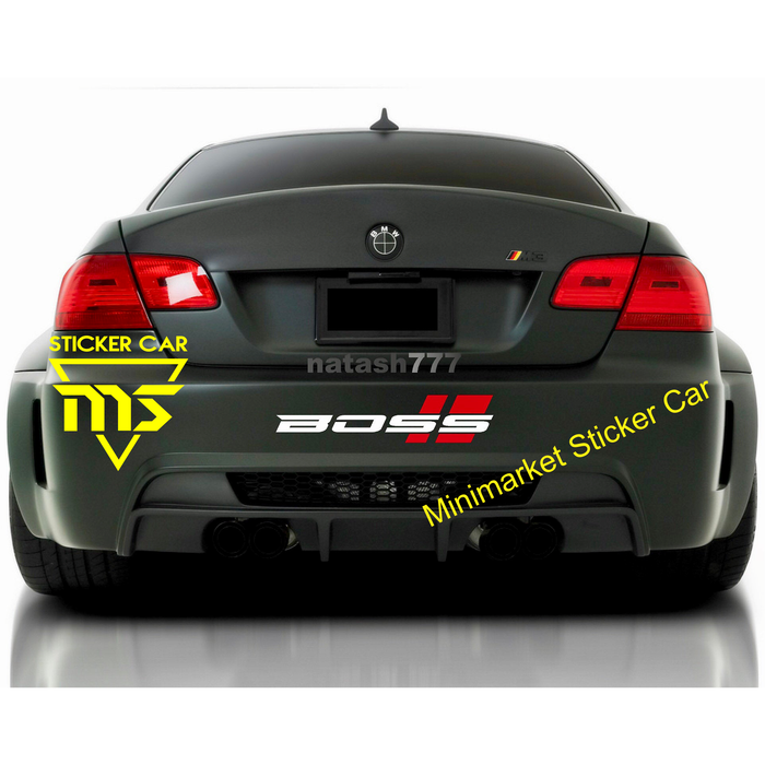 Jual STICKER STIKER MOBIL RACING JDM BOSS BUMPER UNIVERSAL CAR Keren ...