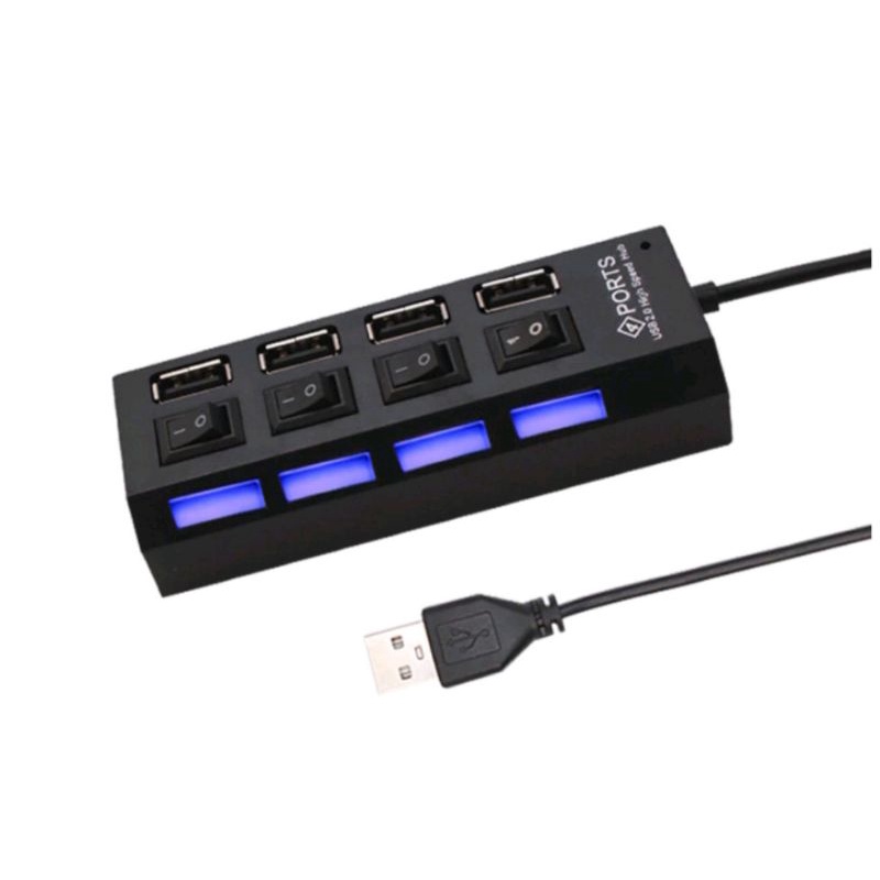 Jual 0USB Hub Saklar 4 Port On/Off High speed/Sambungan USB Extension 4 Port & 7 port | Shopee ...