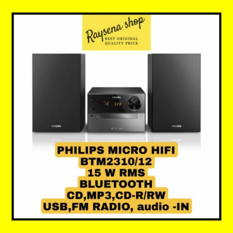 Jual PHILIPS BTM2310 / BTM2310/12 micro hifi bluetooth speaker | Shopee ...