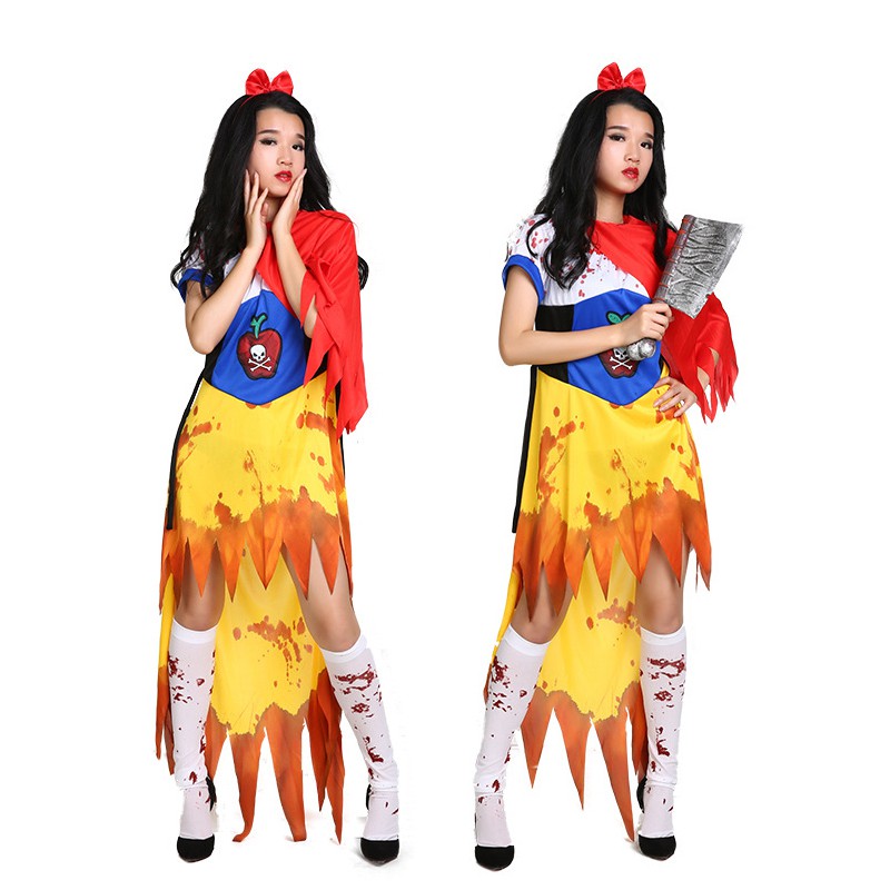 Jual CC-176 kostum halloween bloody snow white princess wanita cosplay ...