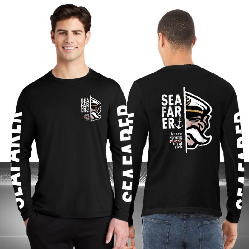 Jual Kaos lengan panjang Pelaut pelayaran maritim seafarer | Shopee ...