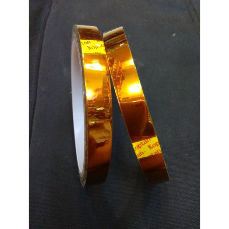 Jual ISOLATIP / ISOLASI / KAPTON TAPE ANTI PANAS 10MM | Shopee Indonesia