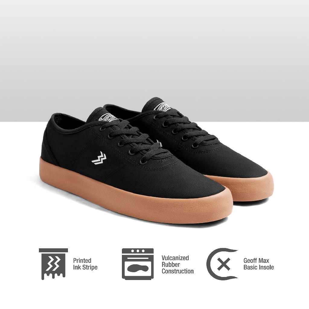 Jual Sneakers GEOFFMAX "ETHAN BLACK GUM" geoff max official shop ...