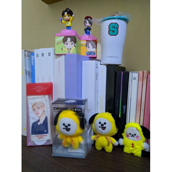 Jual Mini Flag SYS Jimin, Mini Flag LYS Yoongi, Bagcharm Chimmy BT21 ...