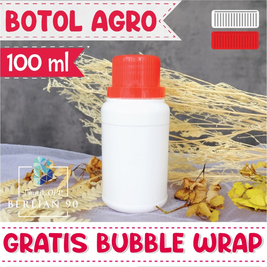 Jual Botol agro 100 ml / botol labor 100ml / botol HDPE 100ml / botol ...