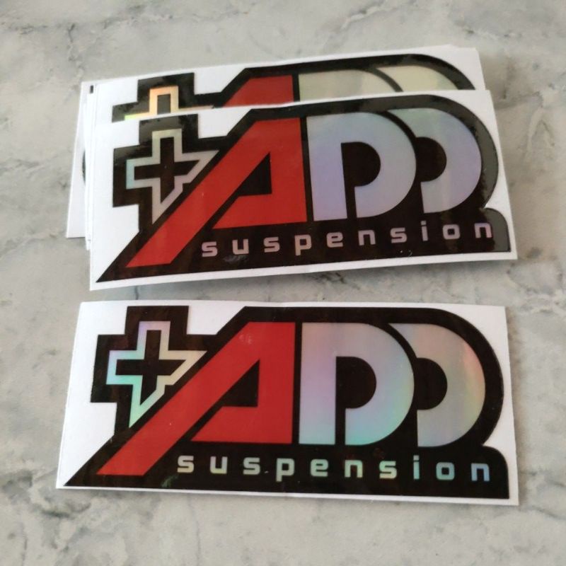 Jual STICKER SHOCK ADD+ SUSPENSION HOLOGRAM | Shopee Indonesia