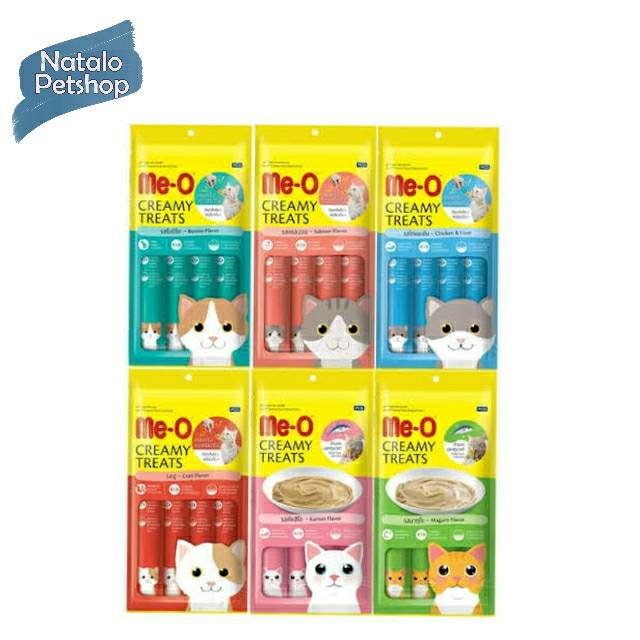Jual Me-O Creamy Treats 15Gr x 4 / Snack/Jajanan Kucing Meo | Shopee ...