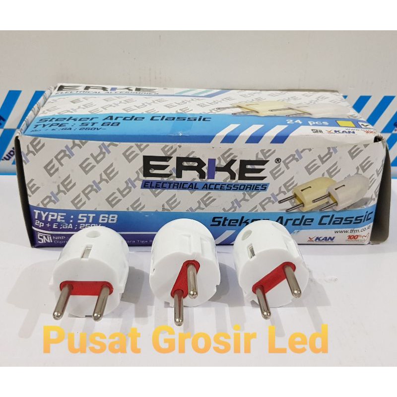 Jual Steker Arde Erke / Colokan Bulat Erke | Shopee Indonesia