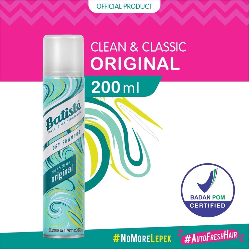 Jual Batiste Dry Shampoo ( Khusus Pengiriman Kota Medan) | Shopee Indonesia