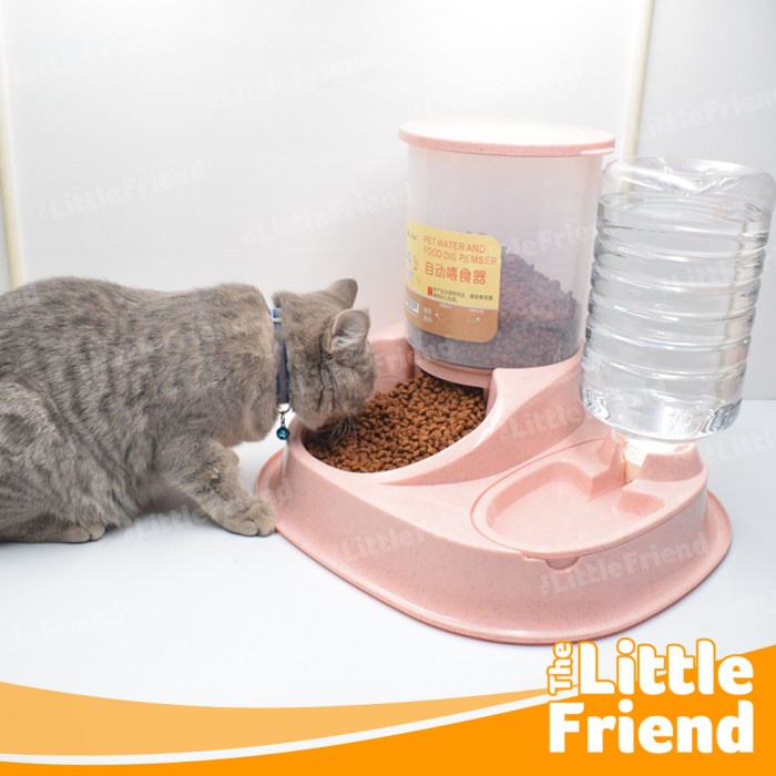 Jual Dispenser Tempat Makan Minum Otomatis Anjing Kucing GALON UKURAN ...