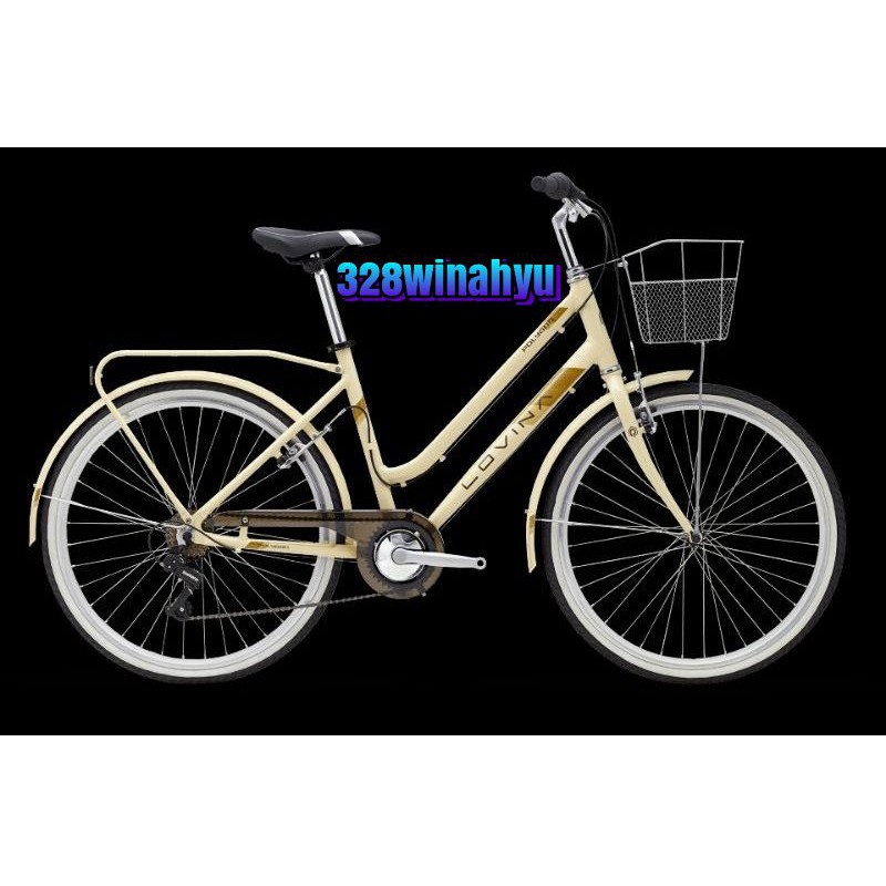 Jual sepeda keranjang polygon lovina 26 | Shopee Indonesia