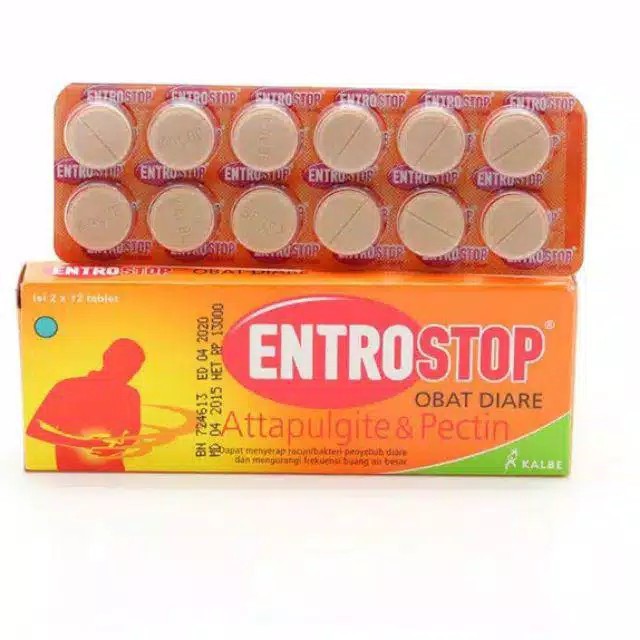 Jual Entrostop Tablet Obat Diare Per Strip | Shopee Indonesia