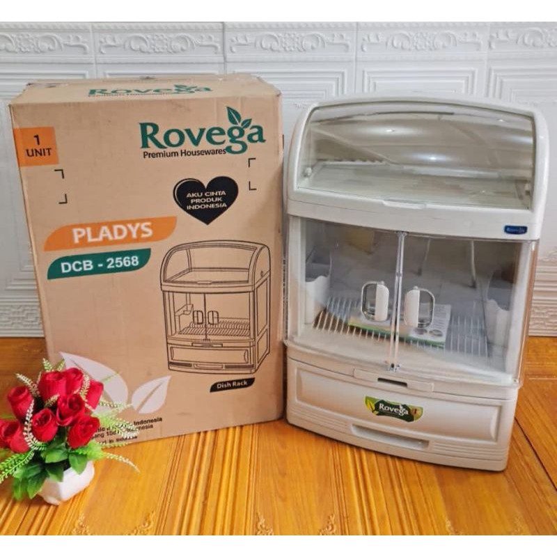 Jual Rak Piring Rovega Pladys Dish Cabinet DCB-2568 | Shopee Indonesia