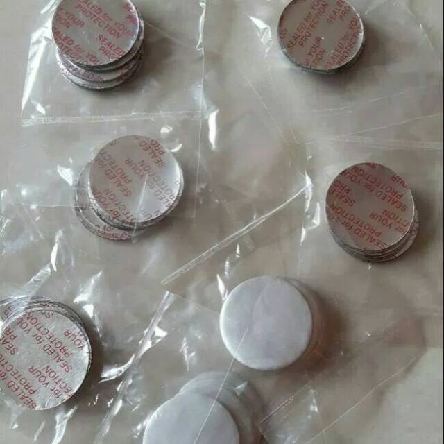 Jual 200pcs Seal Botol PET neck 2,2cm - Seal Alumunium Foil untuk Botol ...
