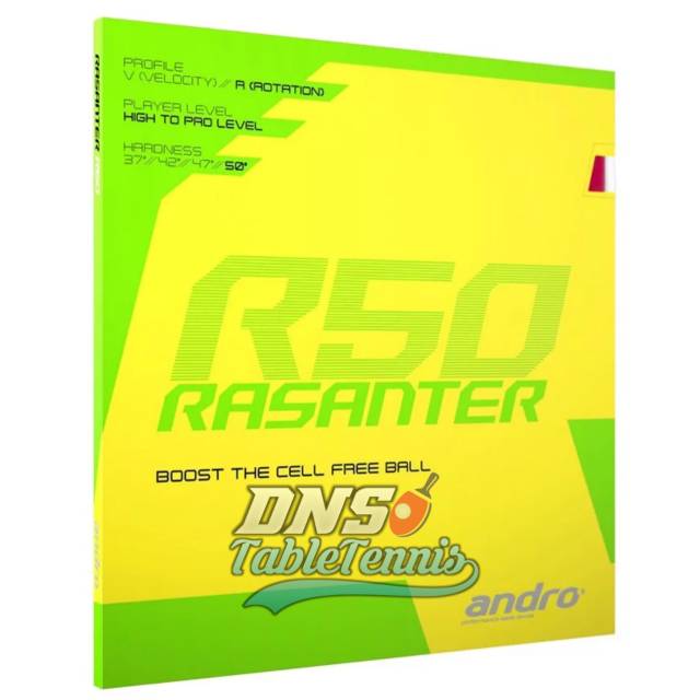 Jual Andro Rasanter R50 - Rubber Karet Bat Tenis Meja | Shopee Indonesia