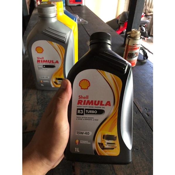 Jual Oli Mesin Shell RIMULA R3 Turbo 15W-40 (Literan) | Shopee Indonesia