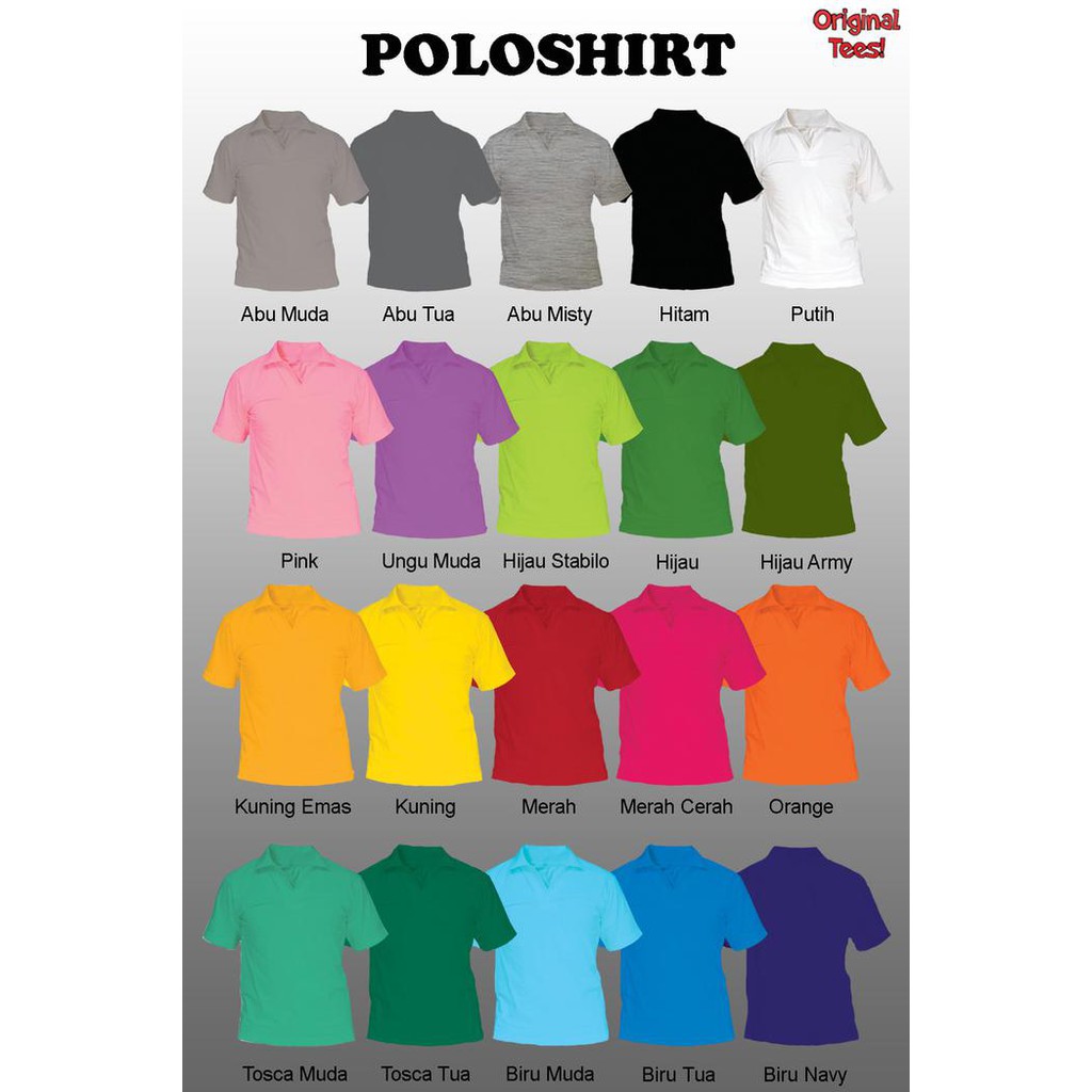 Jual Promo!! Kaos Polo Murah Berkualitas (Polos) | Shopee Indonesia