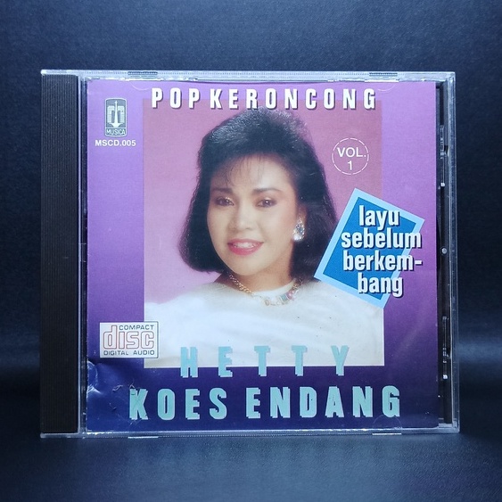 Jual CD HETTY KOES ENDANG - POP KERONCONG LAYU SEBELUM BERKEMBANG & KERONCONG ASLI BENGAWAN SOLO ...